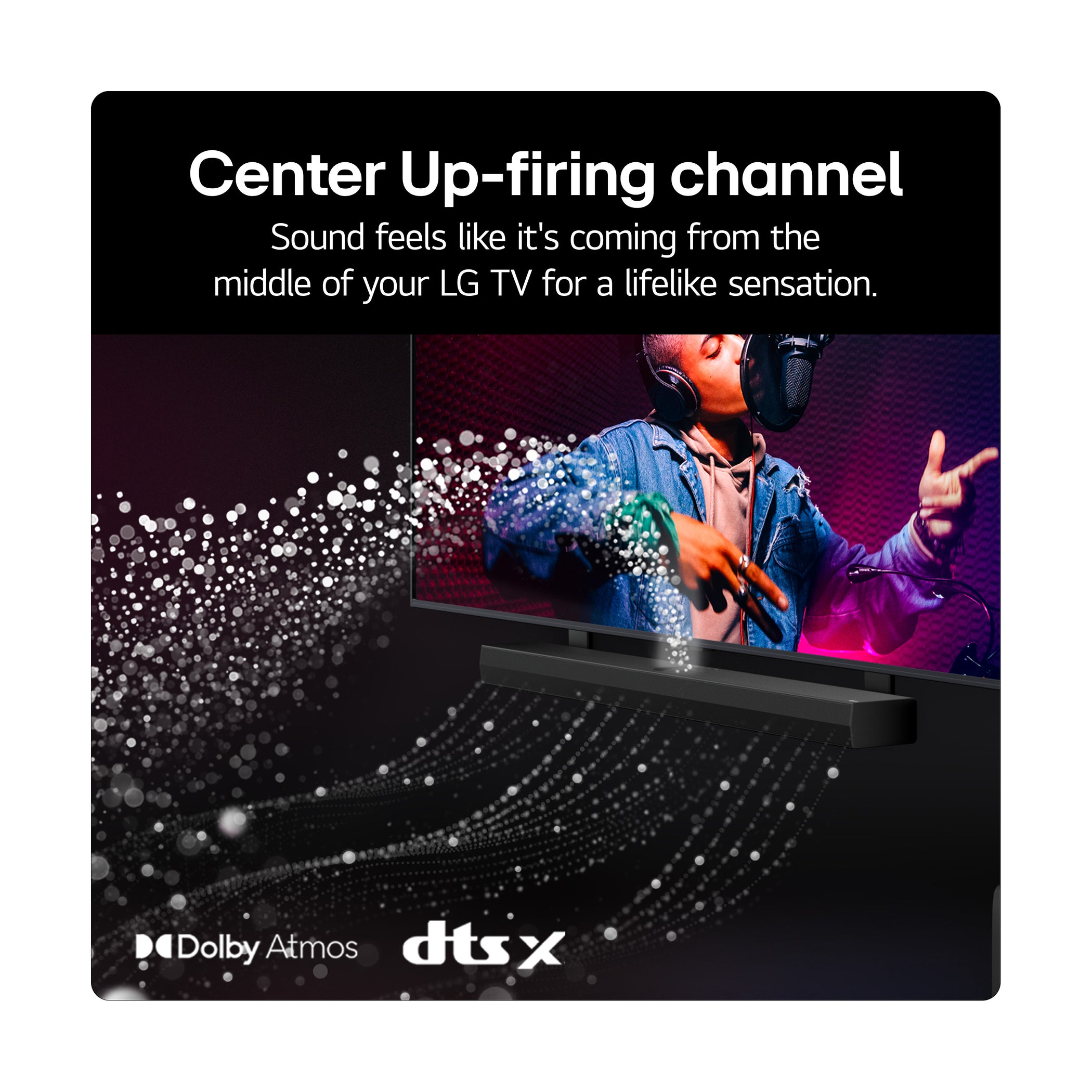 LG US70TR 5.1.1 Dolby Atmos TV Soundbar with Rear Speakers & Wireless ...