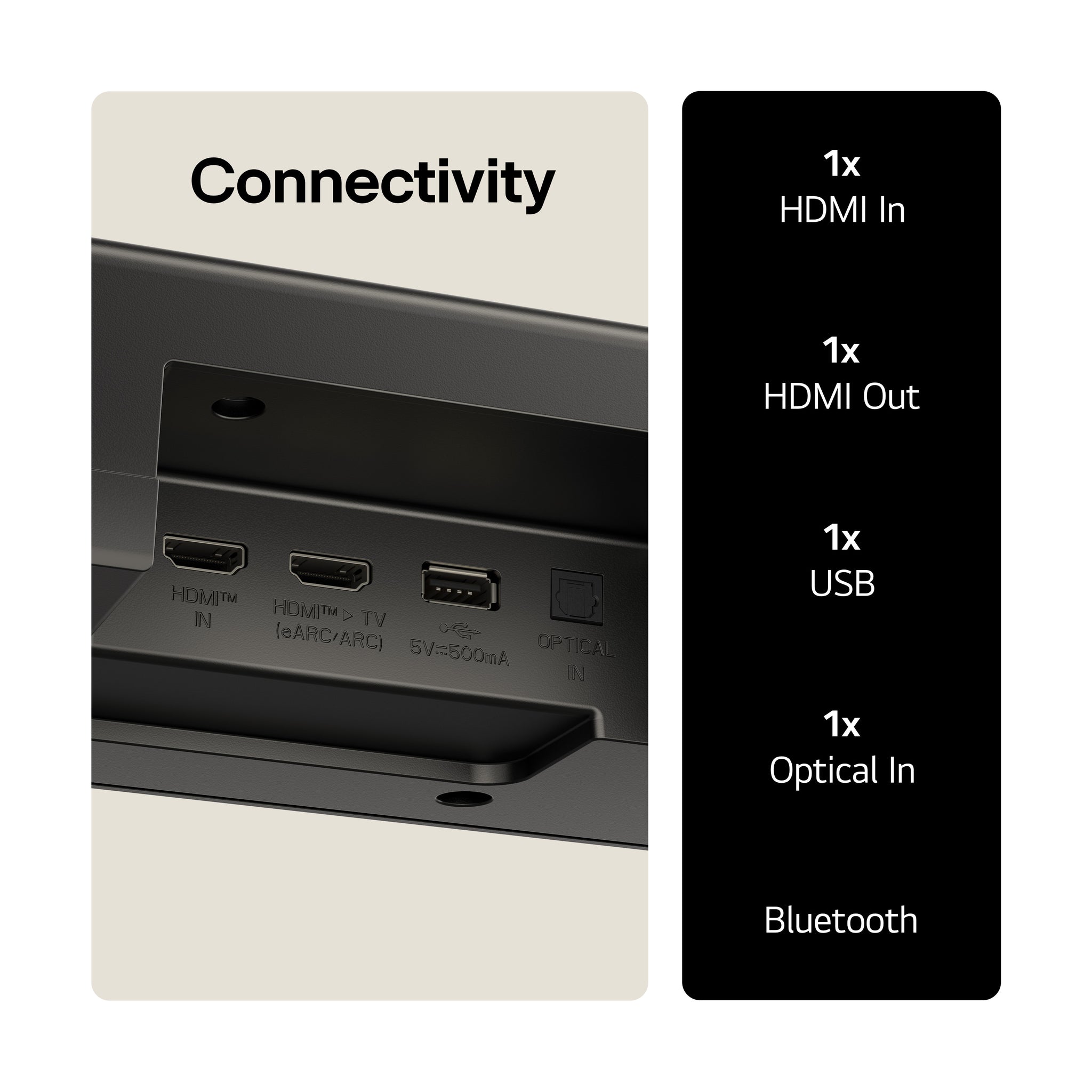 LG US70TR 5.1.1 Dolby Atmos TV Soundbar with Rear Speakers & Wireless ...