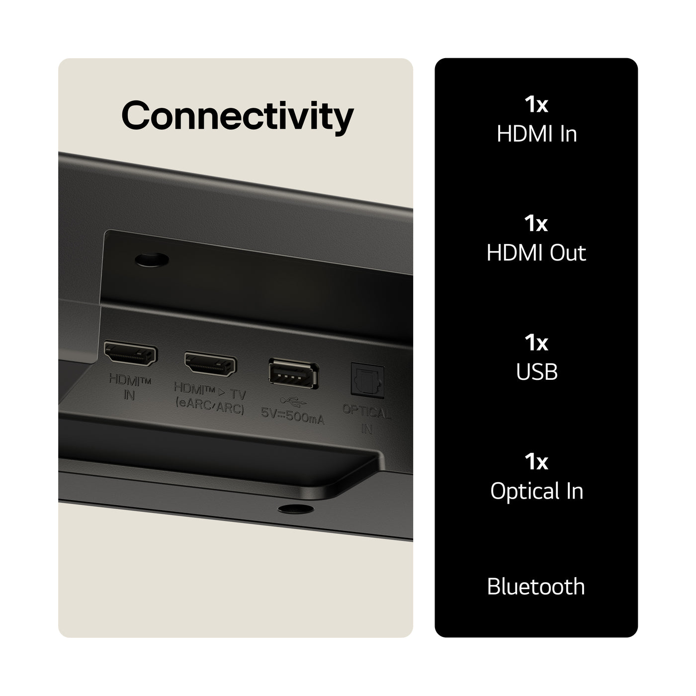 LG US70TR 5.1.1 Dolby Atmos TV Soundbar with Rear Speakers & Wireless ...